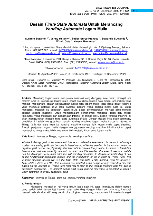 (PDF) Desain Finite State Automata Untuk Merancang Vending Automata ...