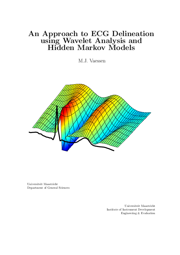 Pdf An Approach To Ecg Delineation Using Wavelet Analysis And Hidden Markov Models Maarten