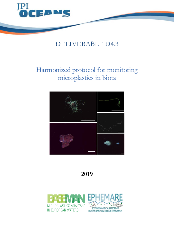 (PDF) Harmonized protocol for monitoring microplastics in biota (PDF) Harmonized protocol for monitoring microplastics in biota