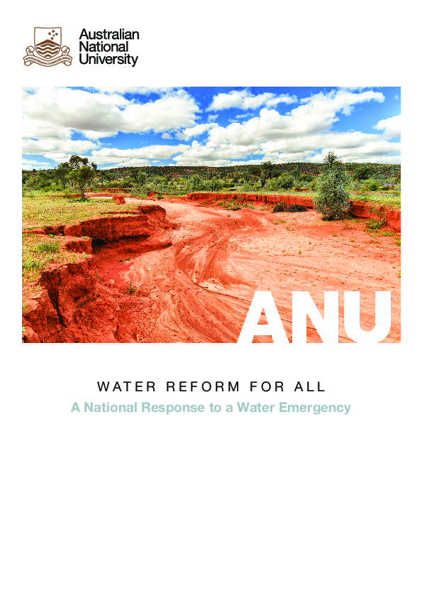 (PDF) Water reform for all: a national response to a water emergency