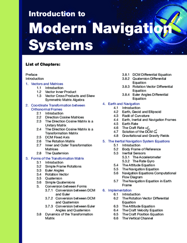 (PDF) Introduction to Modern Navigation Systems