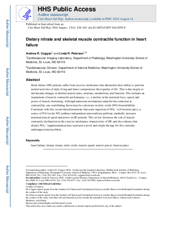 PDF Dietary Nitrate And Skeletal Muscle Contractile Function In Heart pdf-dietary-nitrate-and-skeletal-muscle-contractile-function-in-heart