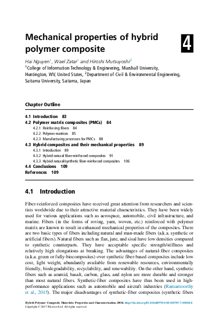 (PDF) 4. Mechanical properties of hybrid polymer composite
