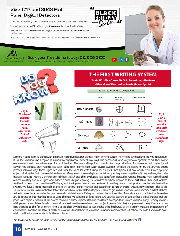 (PDF) The first writing system