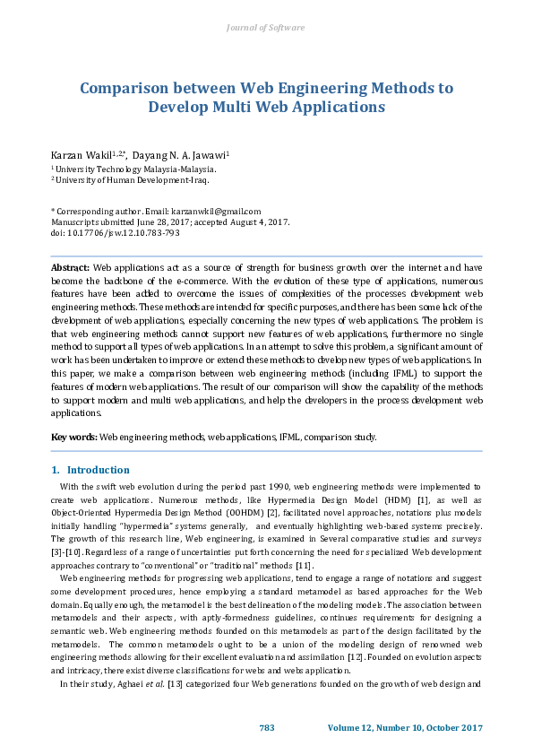 (PDF) Comparison between Web Engineering Methods to Develop Multi Web ...