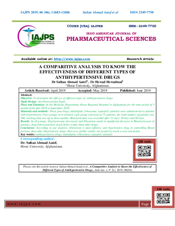 (PDF) A Comparitive Analysis to Know the Effectiveness of Different ...