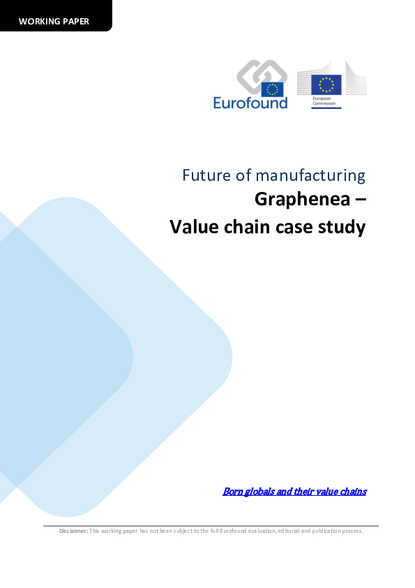 (PDF) Future of manufacturing Graphenea – Value chain case study