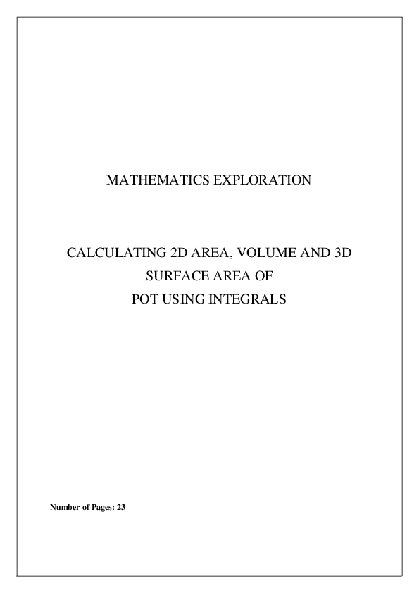 (PDF) IB Mathematics Analysis & Approaches (HL) Internal Assessment ...