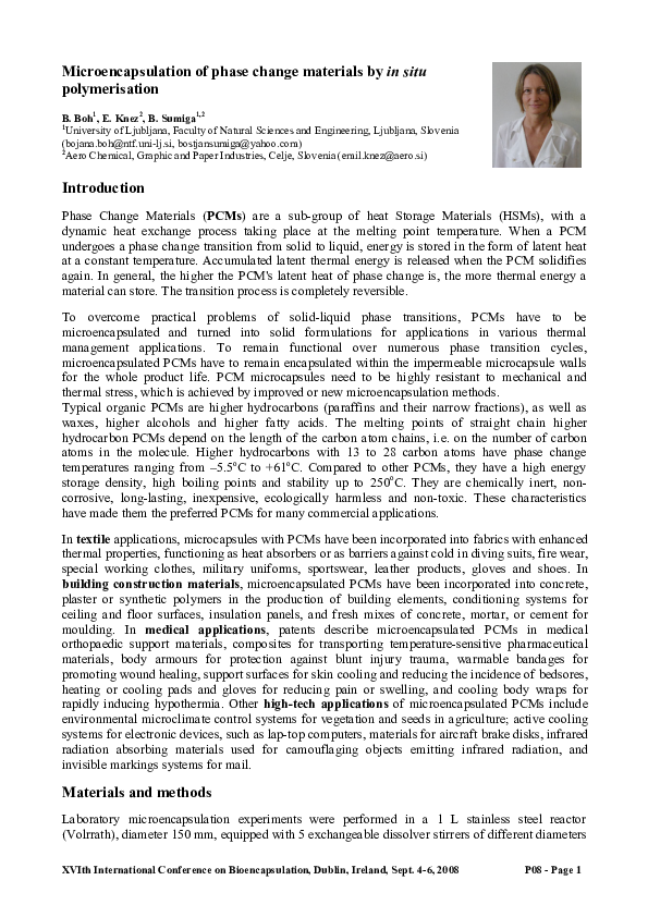 (PDF) Microencapsulation of higher hydrocarbon phase change materials ...