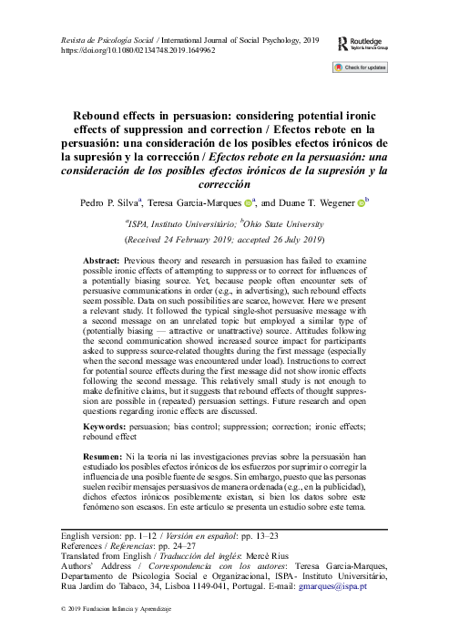 (PDF) Rebound effects in persuasion: considering potential ironic ...