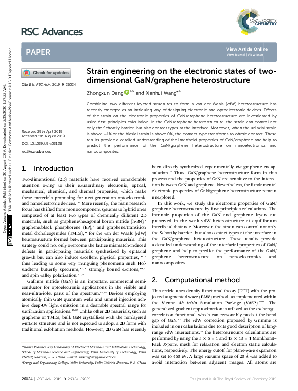 (PDF) Strain engineering in two-dimensional nanomaterials beyond graphene
