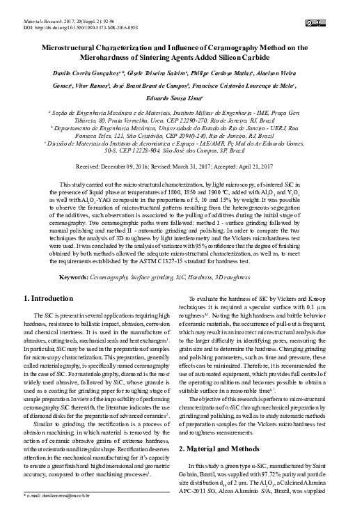 (PDF) Microstructural Characterization and Influence of Ceramography ...