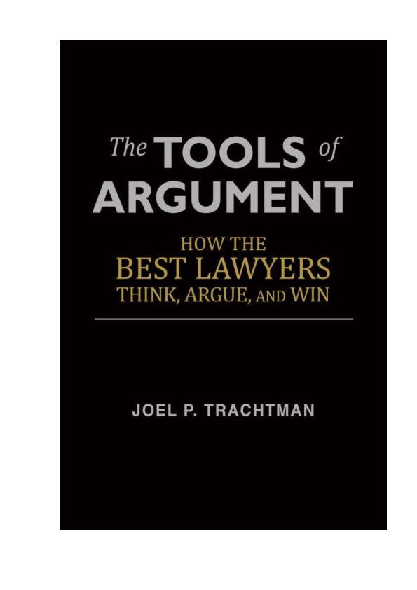 (PDF) The Tools of Argument