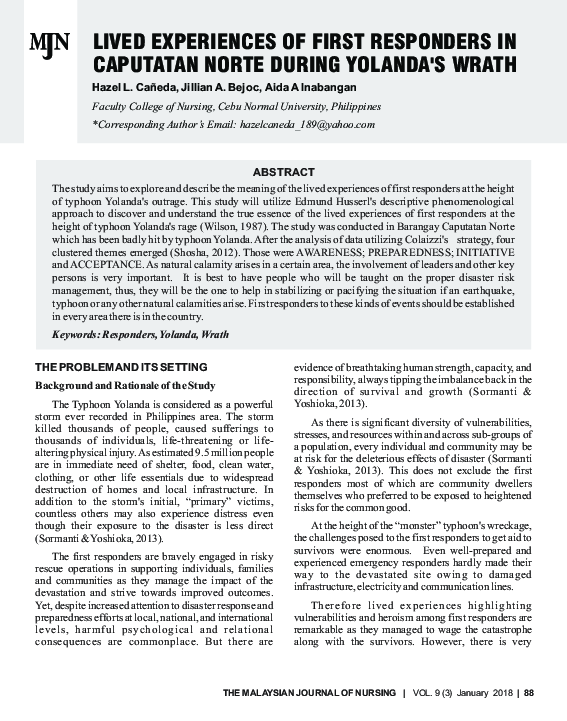 (PDF) THE PROBLEM AND ITS SETTING Background and Rationale of the Study ...