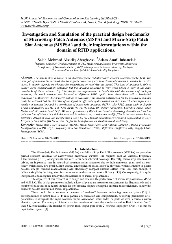 (PDF) Investigation and Simulation of the practical design benchmarks ...