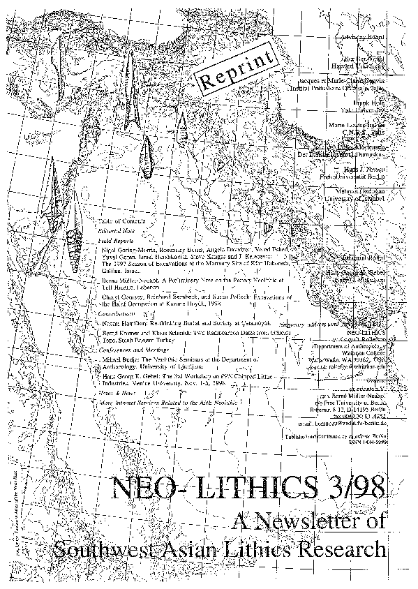 (PDF) The 1997 Season of Excavations at the Mortuary Site of Kfar ...