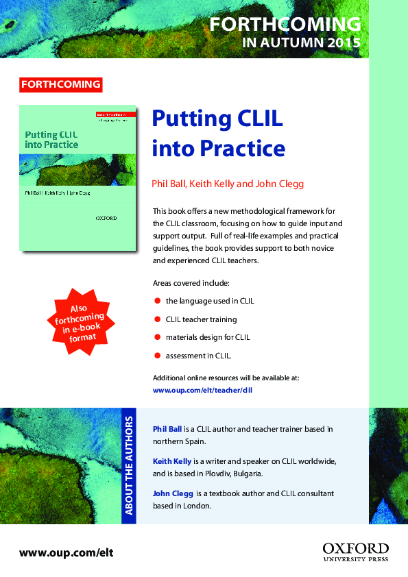 (PDF) Putting CLIL into practice