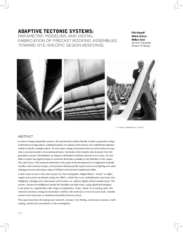 (PDF) Adaptive Tectonic Systems: Parametric Modeling and Digital ...