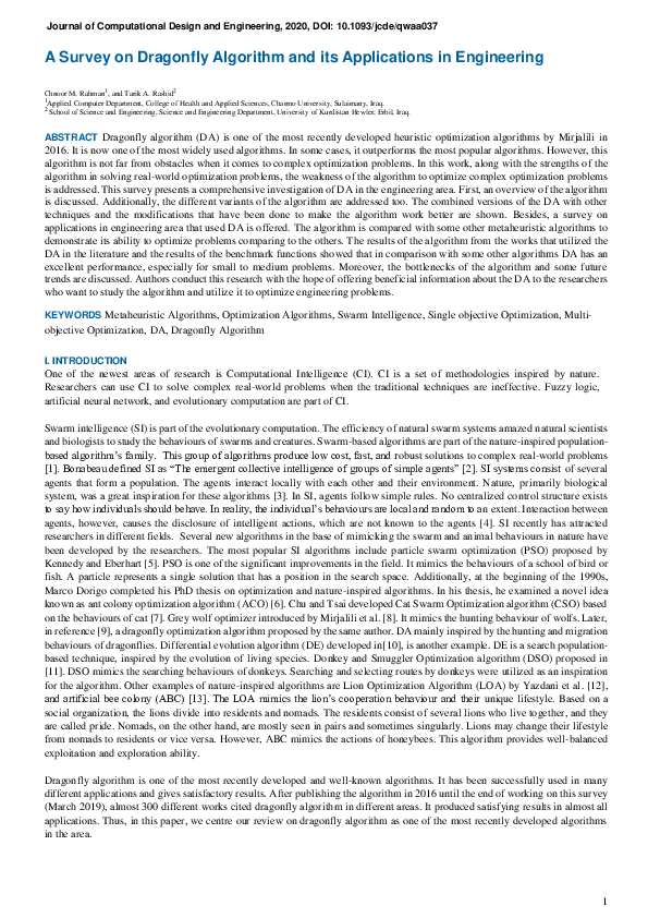 (PDF) Genetic Algorithm and its Applications to Mechanical Engineering ...