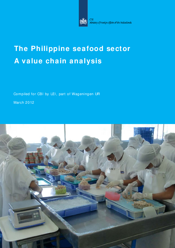 (PDF) The Philippine seafood sector : a value chain analysis