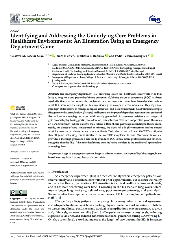 (PDF) Identifying and Addressing the Underlying Core Problems in ...