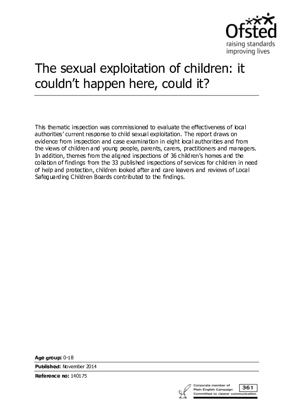 (PDF) Sexual Exploitation of Children