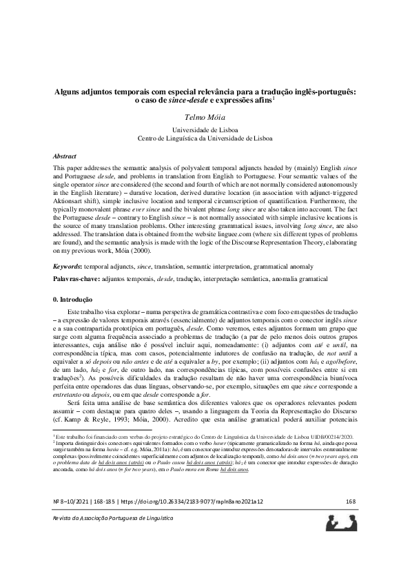 (PDF) Alguns adjuntos temporais com especial relevância para a tradução ...
