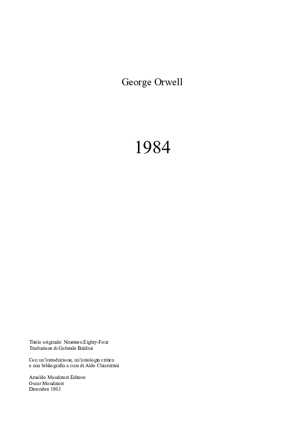 (PDF) Orwell - 1984