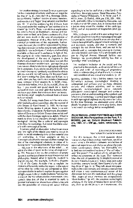 (PDF) Social Memory . JAMES FENTRESS and CHRIS WICKHAM