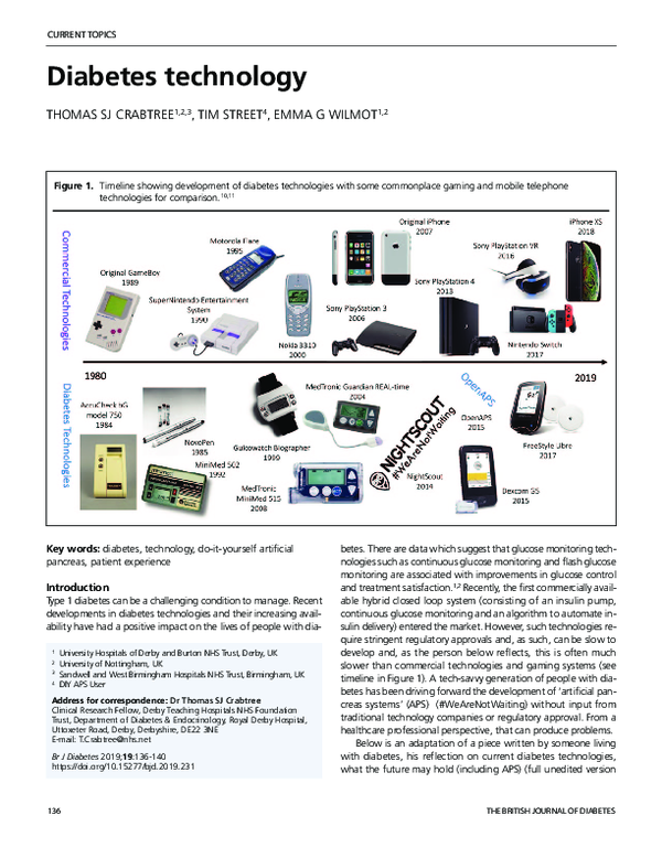 (PDF) Diabetes technology