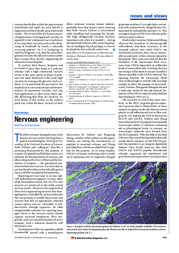 (PDF) Nervous Engineering: Merging Neurobiology and Tech