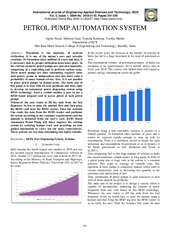 (PDF) Petrol Pump Automation System