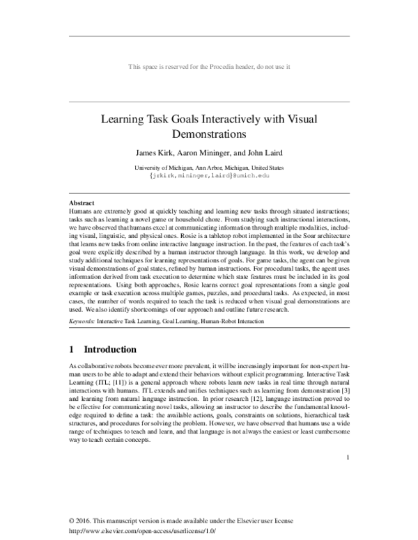 (PDF) Learning task goals interactively with visual demonstrations