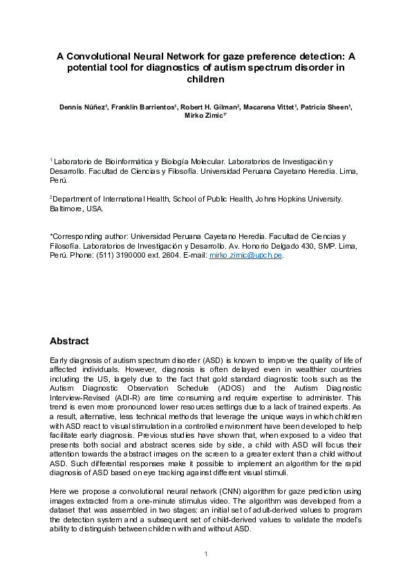 Pdf A Convolutional Neural Network For Gaze Preference Detection A Potential Tool For