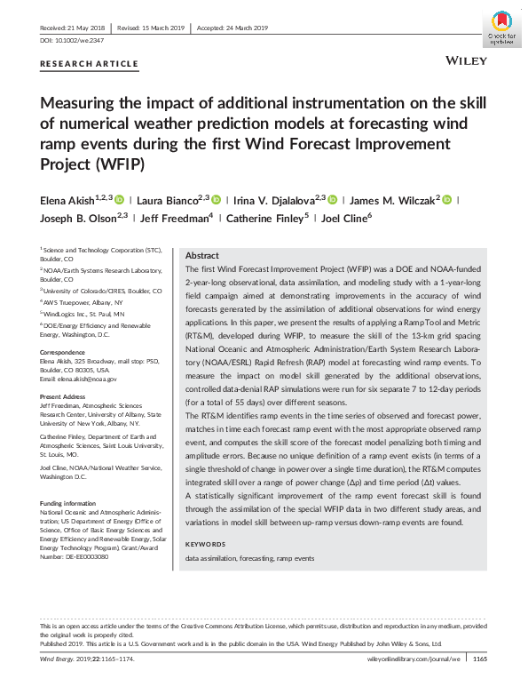 (PDF) Measuring the impact of additional instrumentation on the skill of numerical weather ...