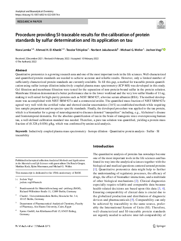 (PDF) Procedure providing SI-traceable results for the calibration of ...
