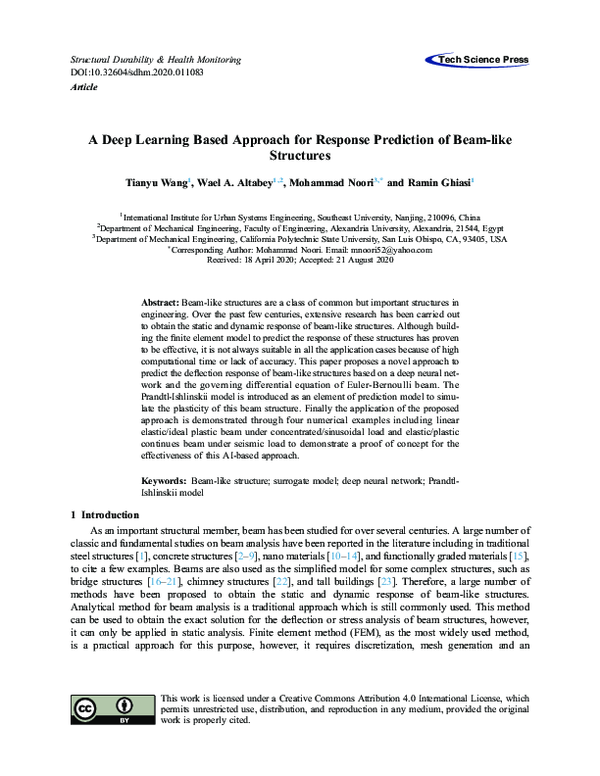 (PDF) Ambient Vibration Testings and Field Investigations of Two ...