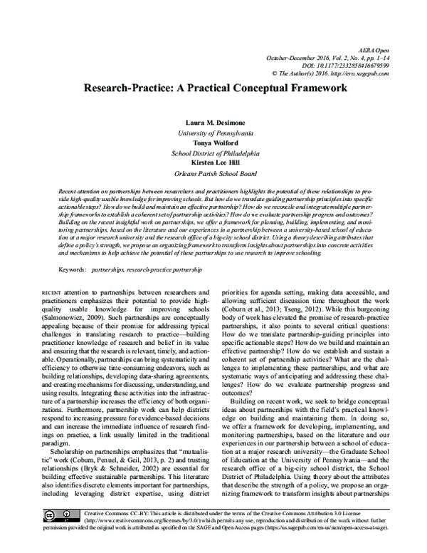 (PDF) Research-Practice