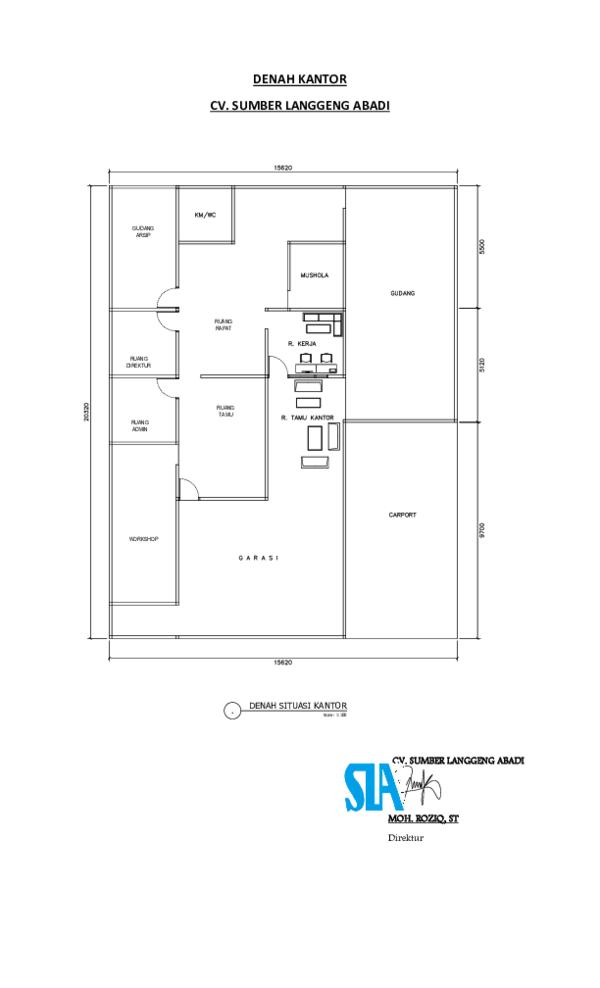 (PDF) DENAH KANTOR SLA