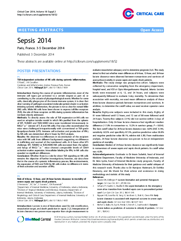 (PDF) Surviving Sepsis Campaign 2012 3-hour bundle in the emergency ...