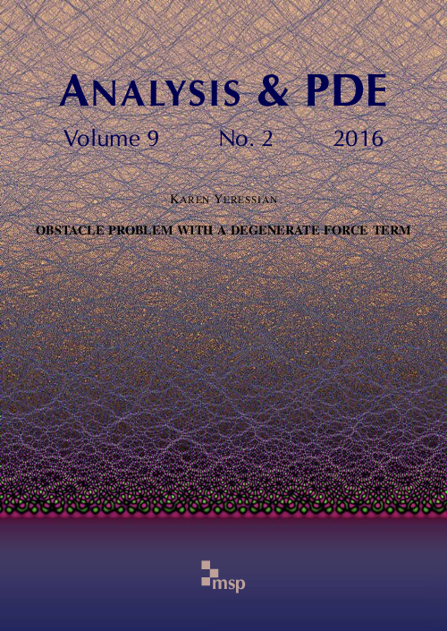 (PDF) Obstacle problem with a degenerate force term