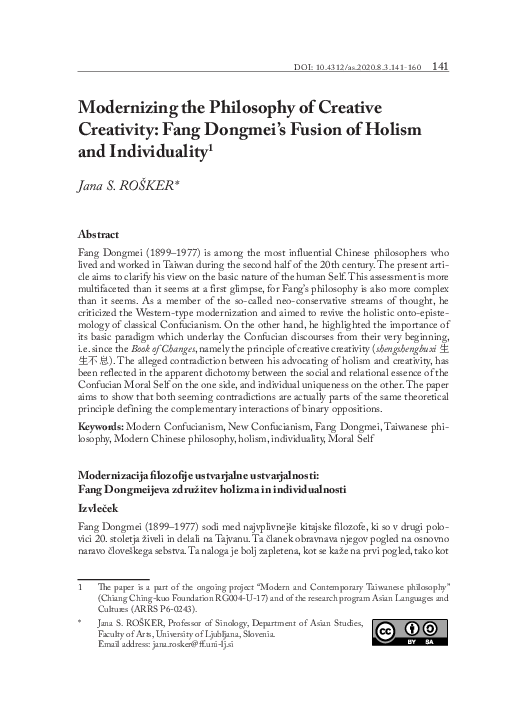 (PDF) Modernizing the Philosophy of Creative Creativity