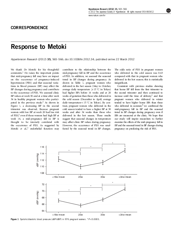 (PDF) Response to Metoki
