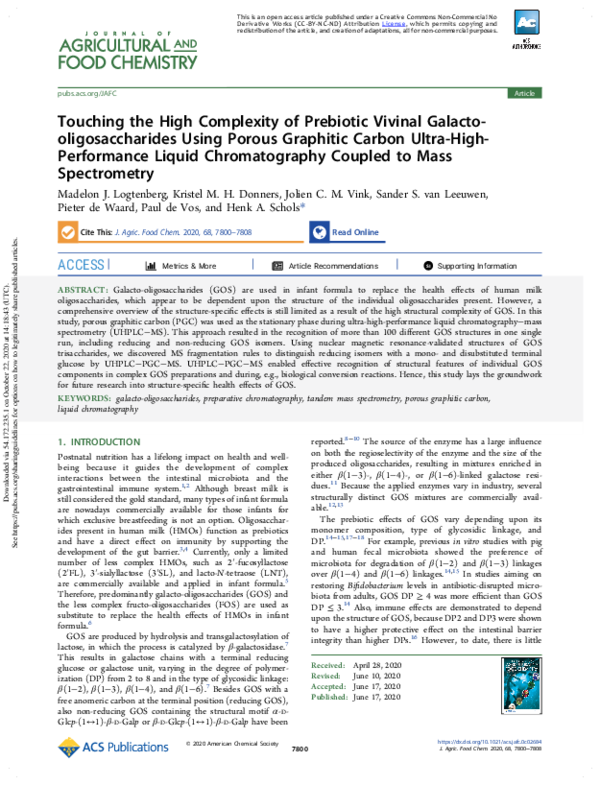 (PDF) Touching the High Complexity of Prebiotic Vivinal Galacto ...