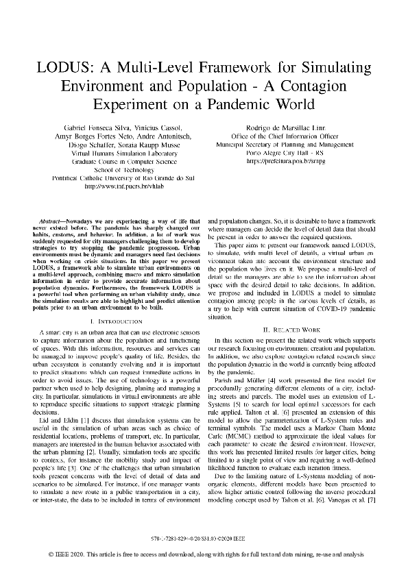 (PDF) LODUS: A Multi-Level Framework for Simulating Environment and Population - A Contagion ...