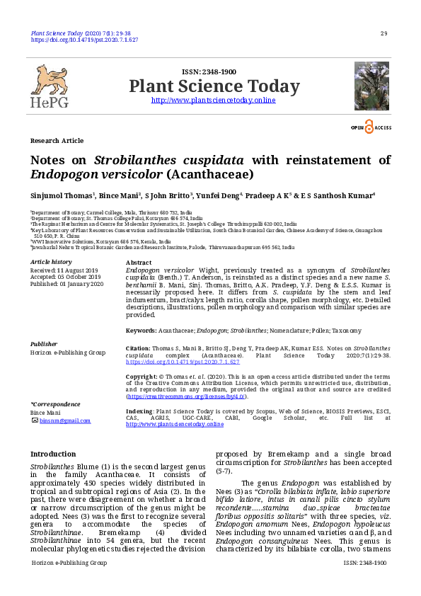 (PDF) Plant Science Today