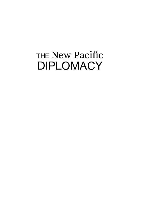 (PDF) The New Pacific Diplomacy