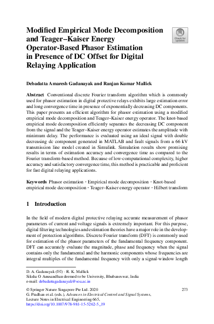 (PDF) Modified Empirical Mode Decomposition and Teager–Kaiser Energy ...