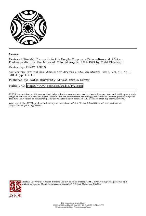 (PDF) Lopes review of Todd Cleveland