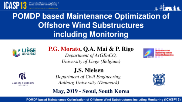 Pdf Pomdp Based Maintenance Optimization Of Offshore Wind Substructures Including Monitoring